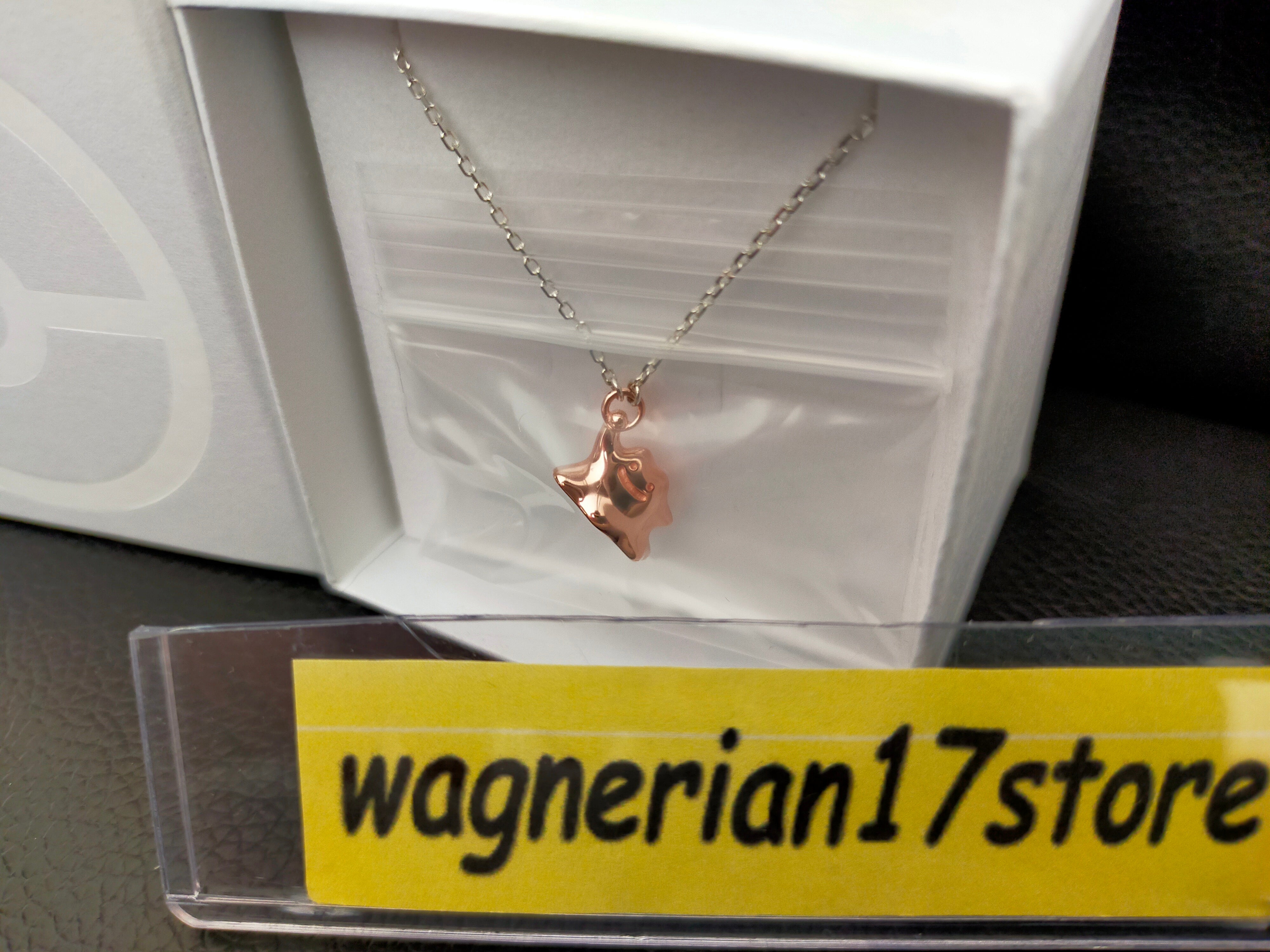 Pokemon Ditto Metamon Silver Pink Gold Coating Necklace – wagnerian17store